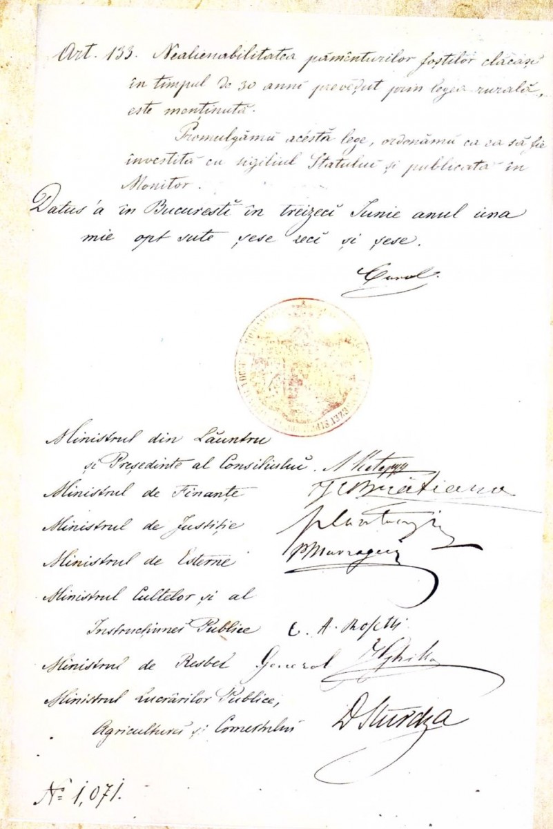 Constitutia din anul 1866 | Familia Regală a României / Royal Family of ...