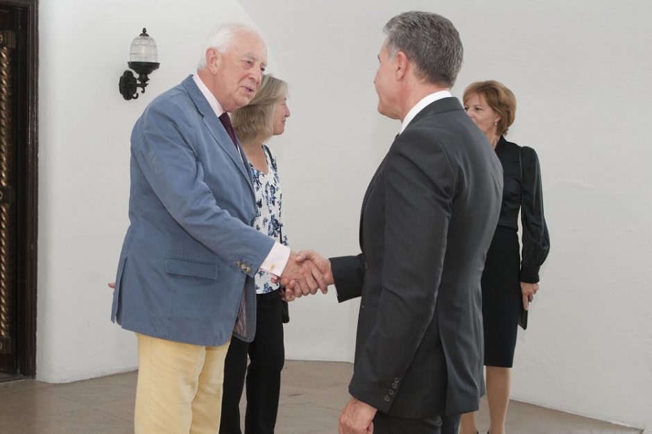 Sir John Wheeler la Palatul Elisabeta, 15 septembrie 2017 | Familia ...